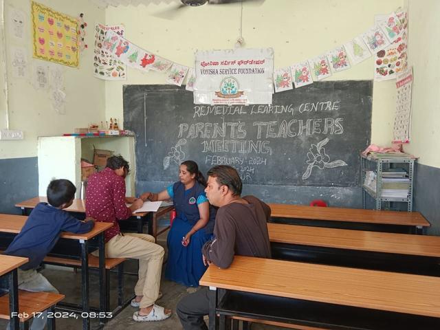 Parent Teacher Meeting | Vonisha Service Foundation